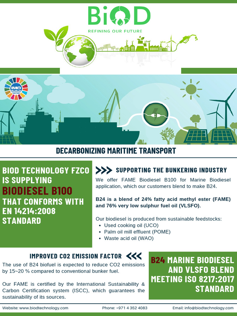 Maritime Biofuel for Bunkering | PDF | Biodiesel | Biofuel