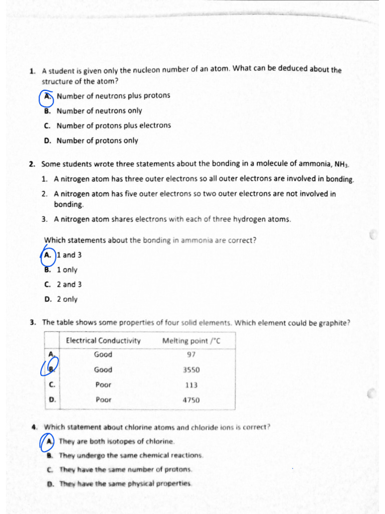 Chem P1 | PDF