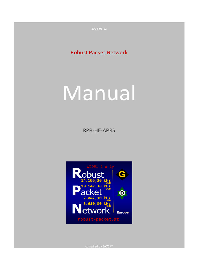 Robust Packet Network Manual | PDF | Hertz | Electrical Engineering