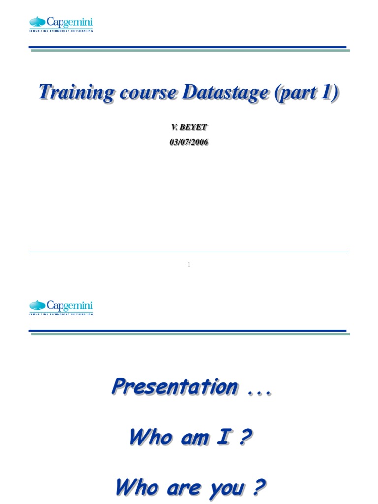 DataStage Training Course Overview | PDF | Subroutine | Parameter (Computer Programming)