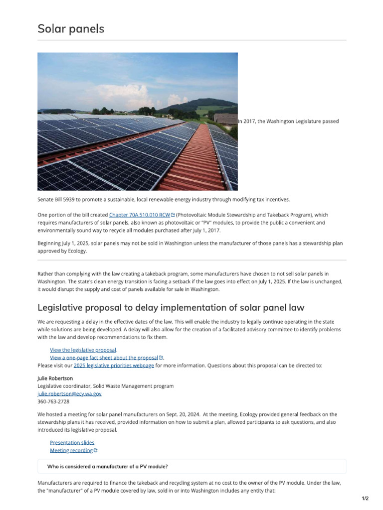 Washington Policy | PDF