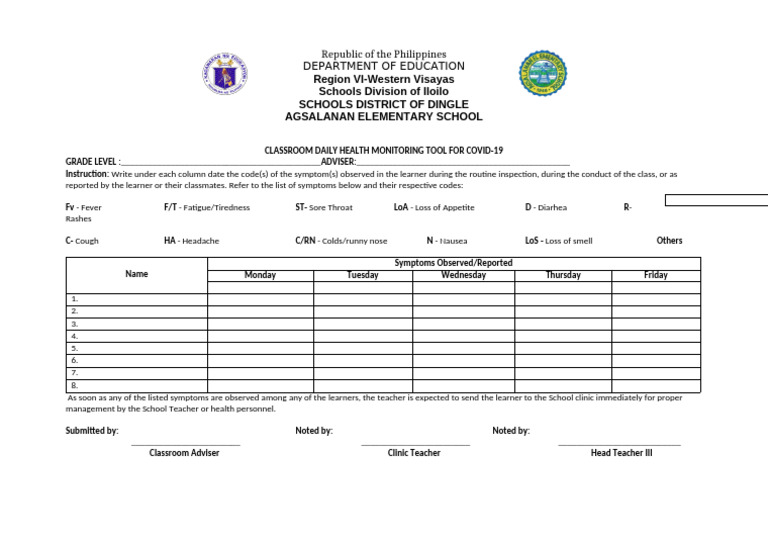 Classroom Monitoring | PDF