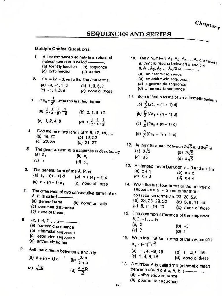 Sequence and Series | PDF