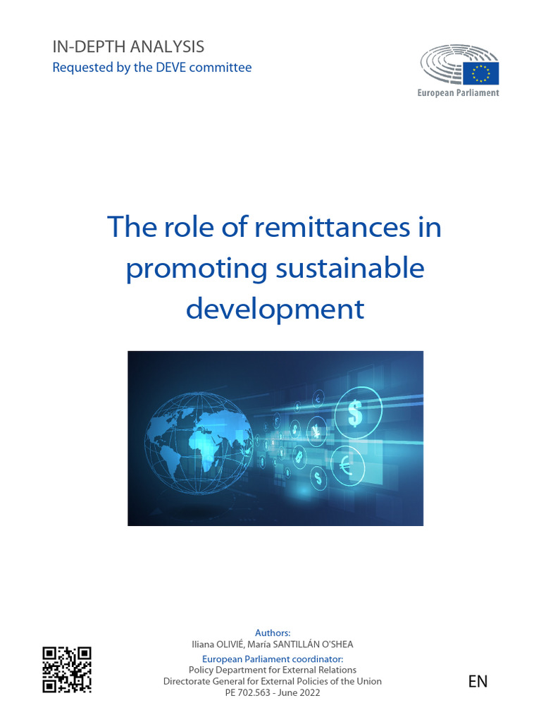 EXPO_IDA(2022)702563_EN | PDF | Remittance | Human Migration