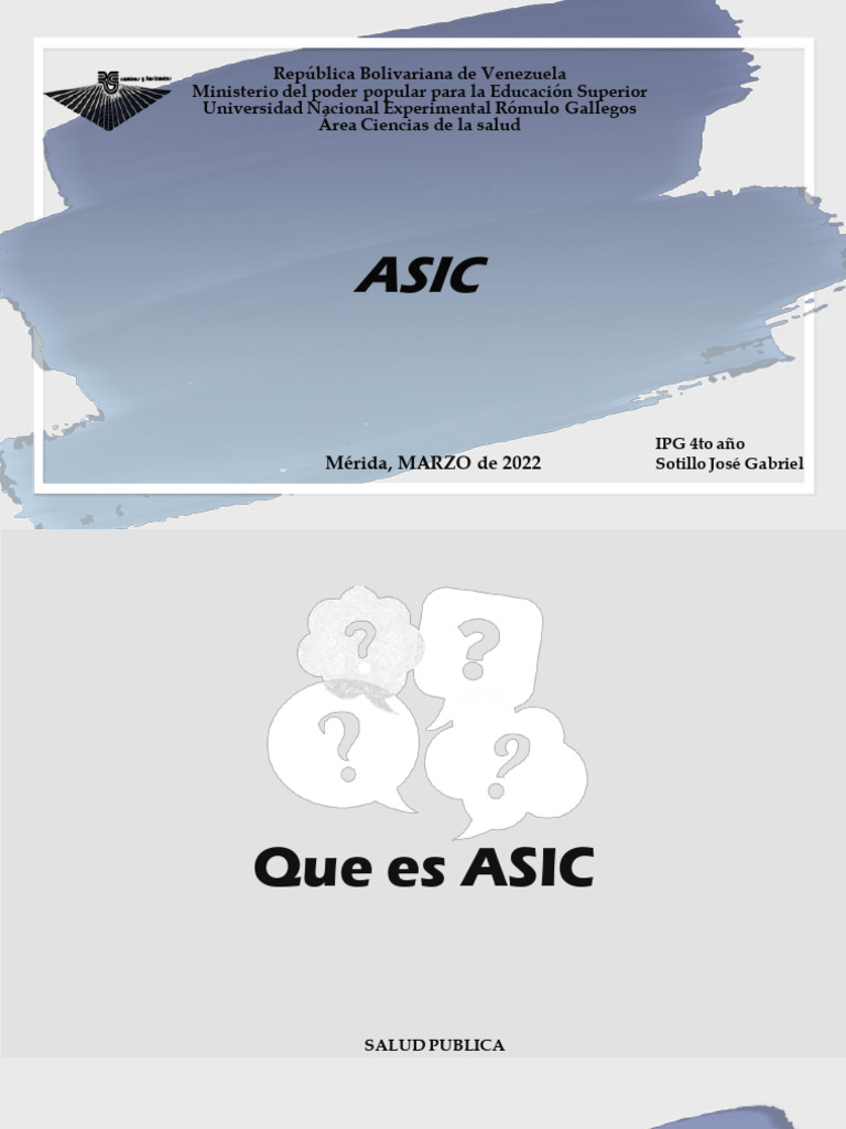ASIC | PDF | Salud pública | Programas sociales
