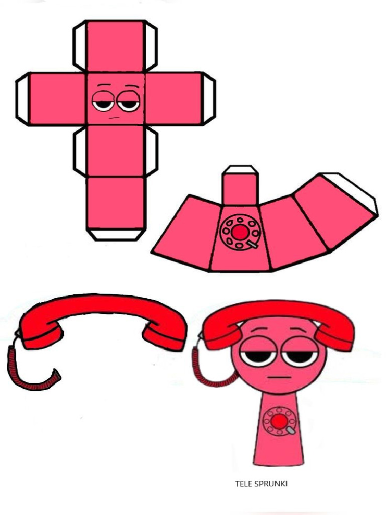 Sprunki papercraft part 8 | PDF