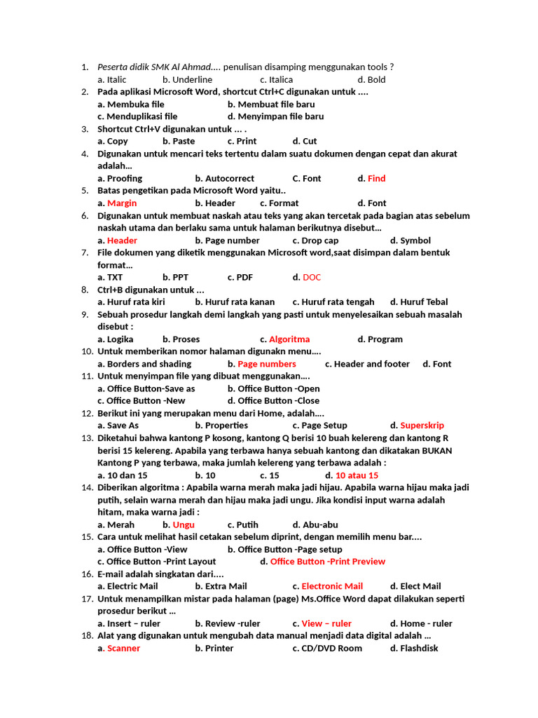 Soal Simdig 2025 | PDF
