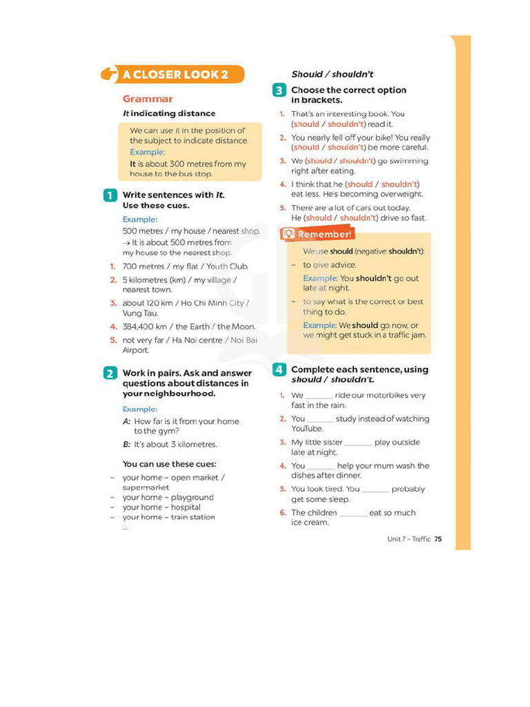 Unit 7 - Lesson 3 - A Closer Look 2 | PDF | Communication | Cognitive ...
