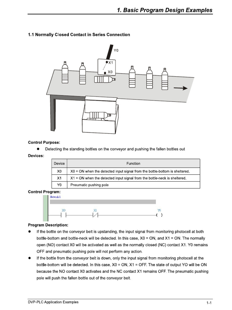 First Tutorial PLC Examples | PDF