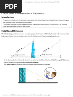 Class 10 Trigonometry PYQ Solutions | PDF | Trigonometry | Lighthouse