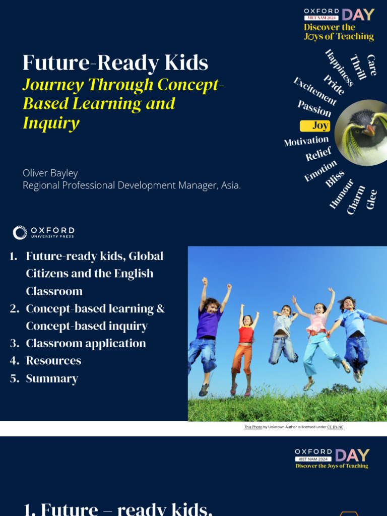 Future Ready Kids Journey Through Concept Based Learning and Inquiry VN Oxford Day 2024 | PDF ...