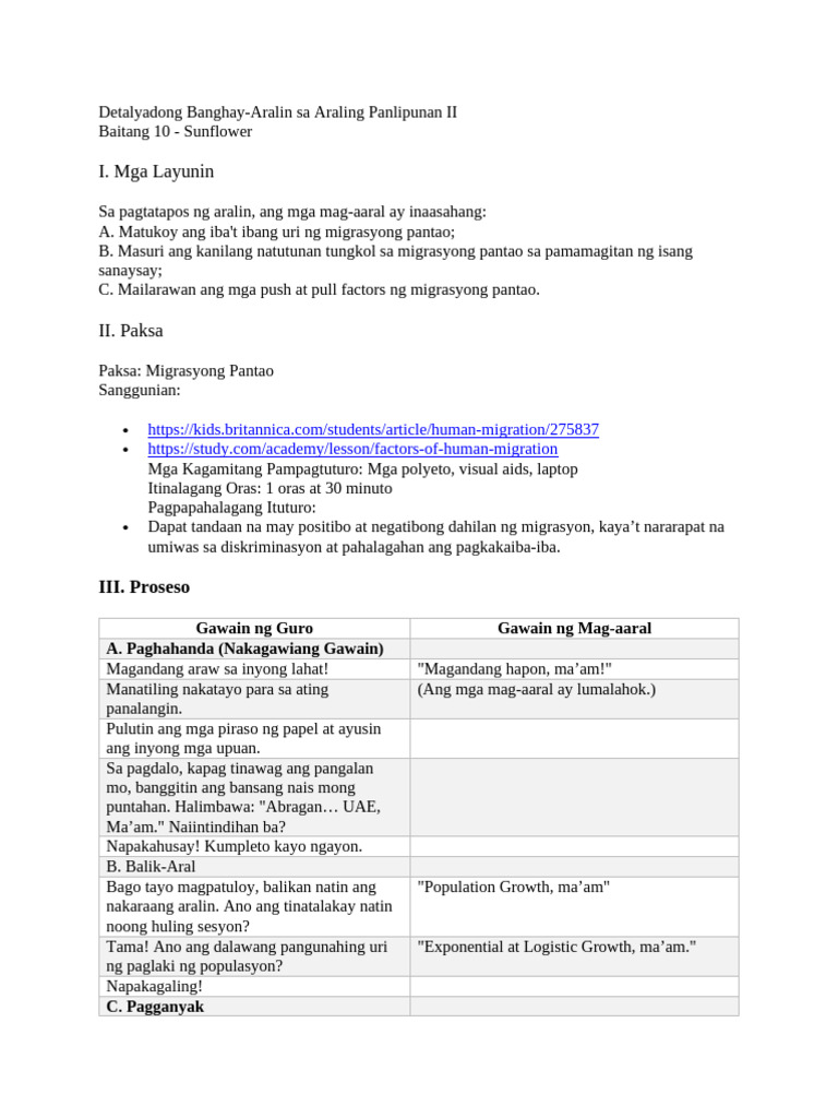 Jacky - Migration | PDF