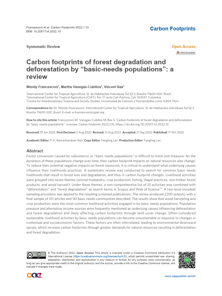 Journal Article | PDF | Deforestation | Environmental Degradation