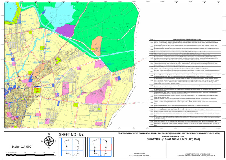 Kagal Municipal Council PLU Maps B2 Final (3) | PDF | Earth Sciences