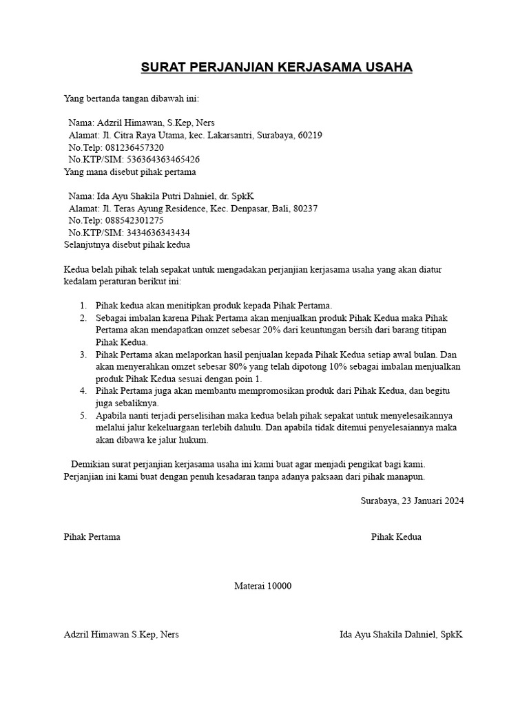 Surat Keputusan Bersama | PDF