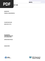 SIGMADUR 550: Durable Polyurethane Finish | PDF | Paint | Varnish