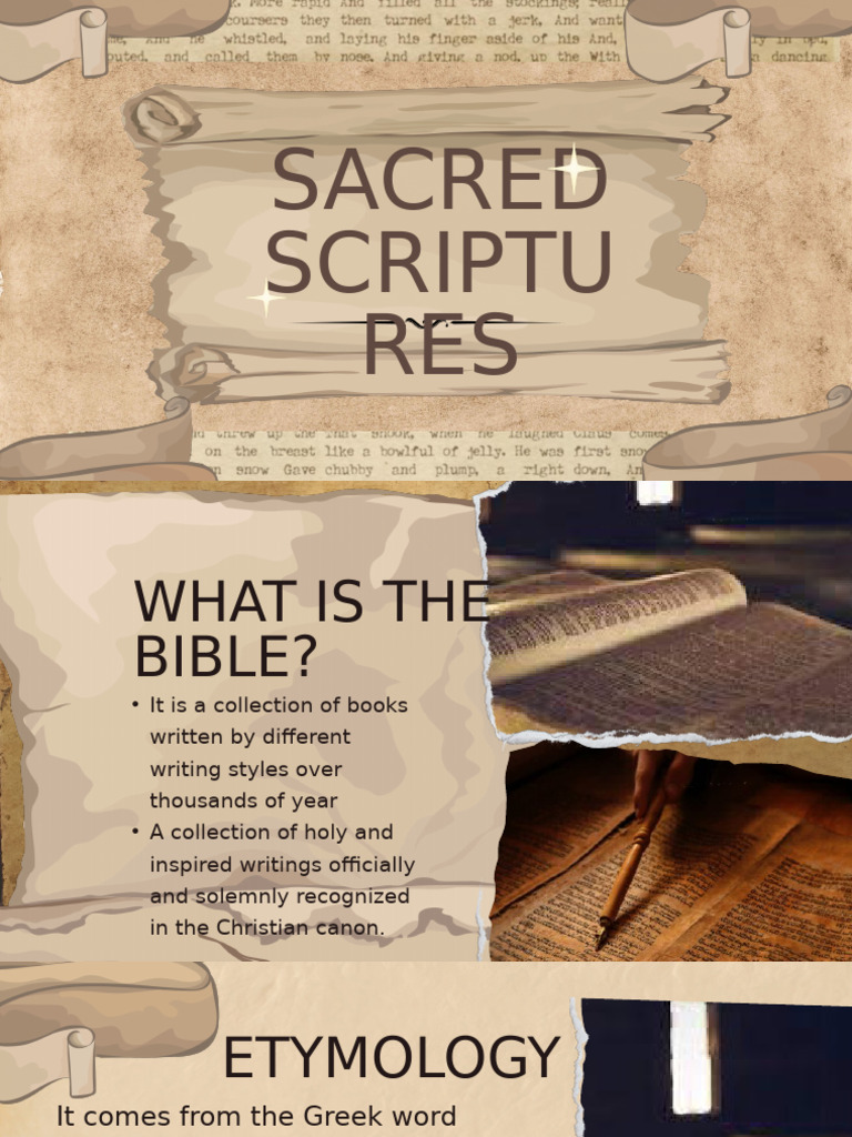 2 - Sacred Scriptures | PDF