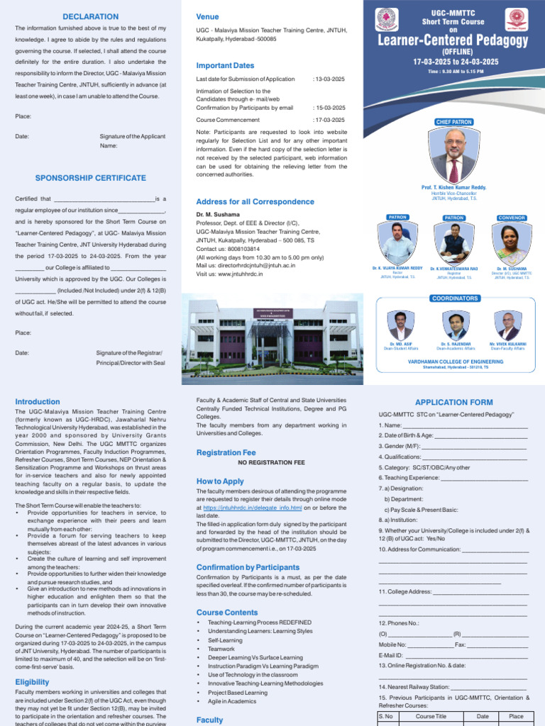 Learner_Centered_Pedagogy_Brochure | PDF | Teachers | Cognition