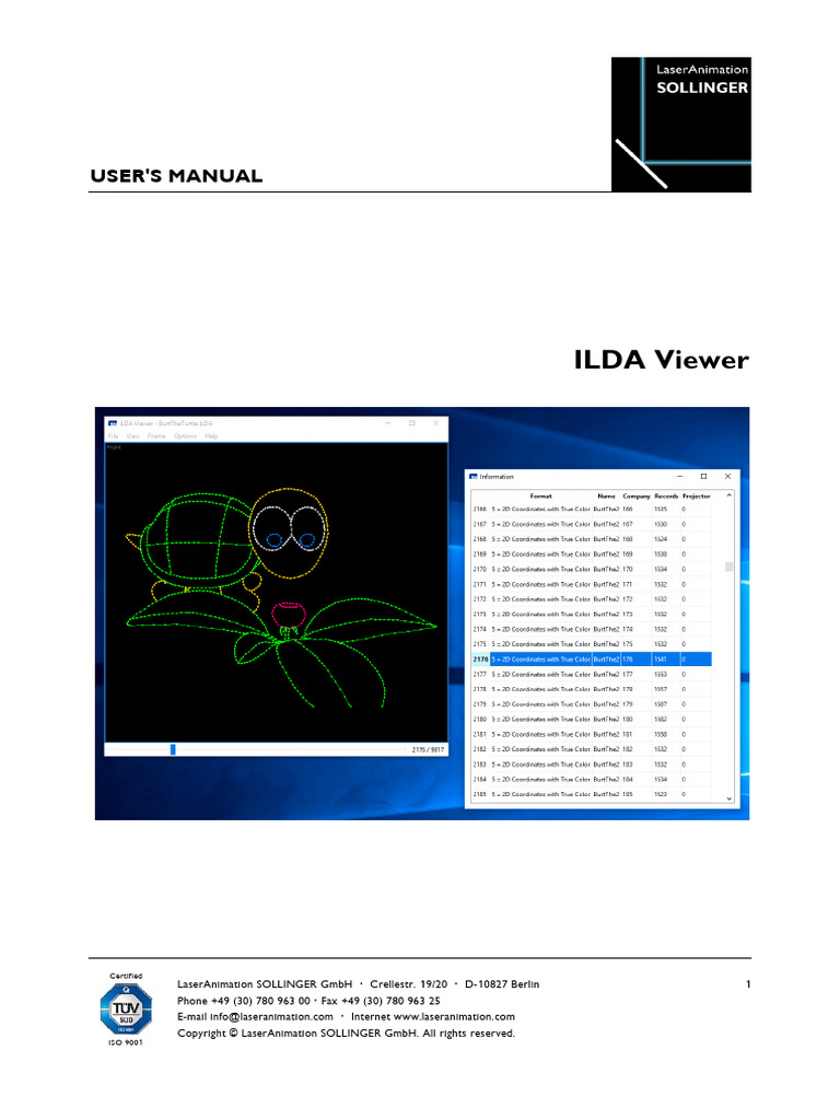 IldaViewer 2024 11 05 en | PDF | Computer Keyboard | Menu (Computing)