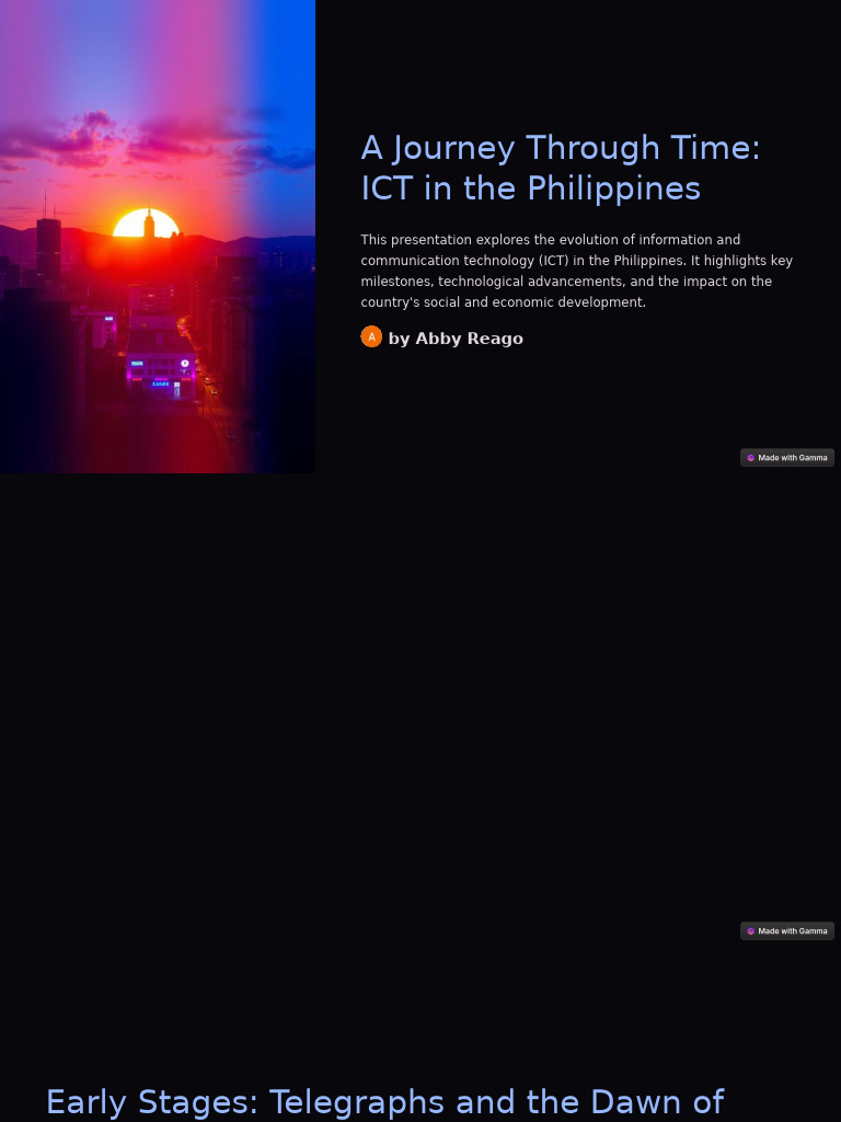 A-Journey-Through-Time-ICT-in-the-Philippines | PDF | Internet Of ...