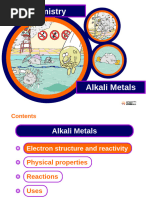 Physical and Chemical Properties of Alkali Metals | PDF | Lithium | Sodium
