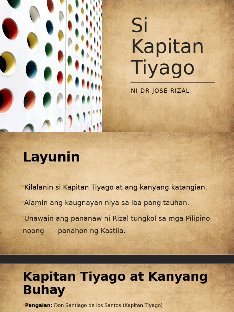 Kapitan Tiyago | PDF
