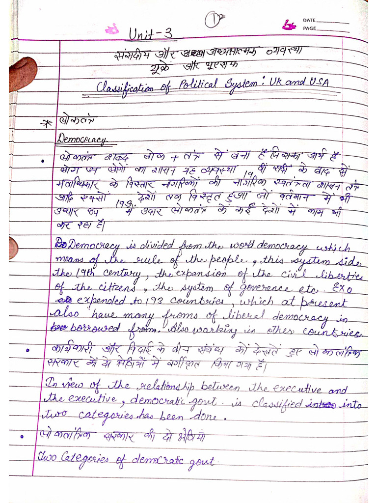 Pol Sci Unit 3 | PDF