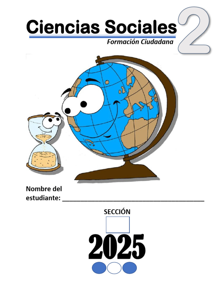 Caratula de Ciencias Sociales 2do 2025 | PDF