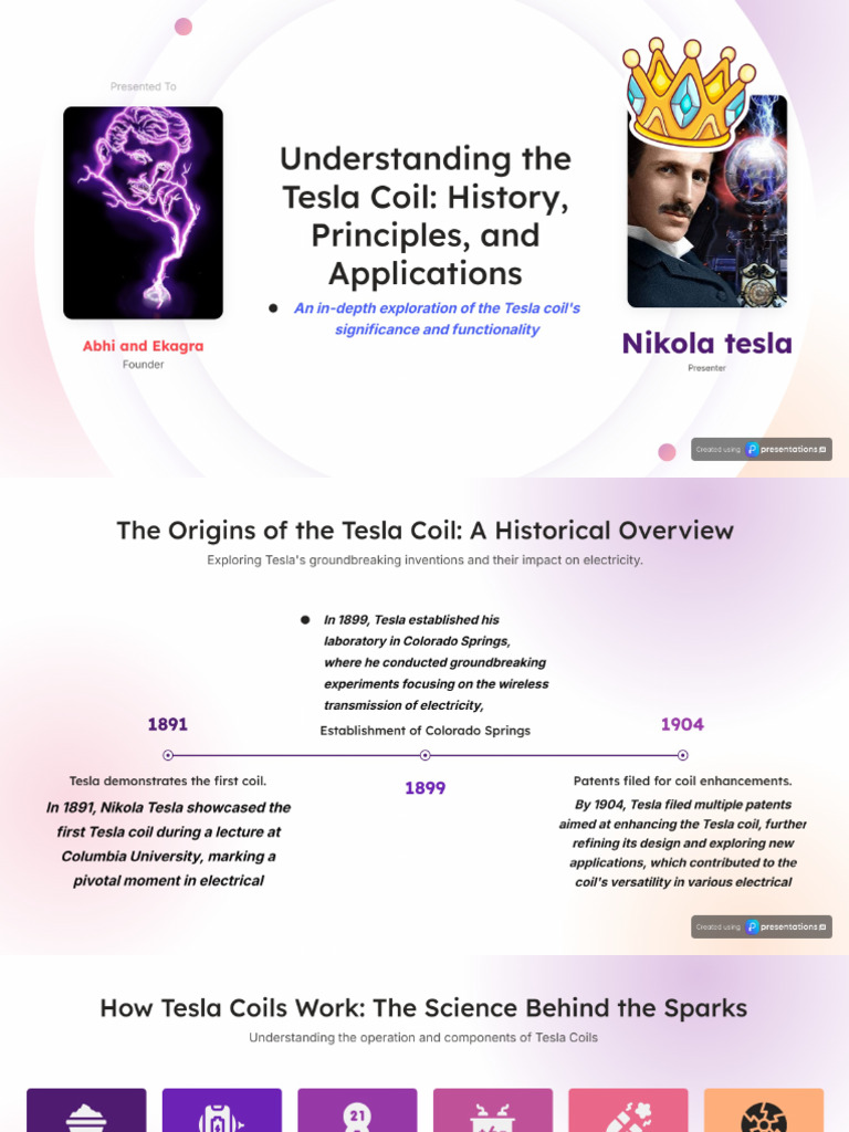 Tesla Coil Analysis Presentation | PDF