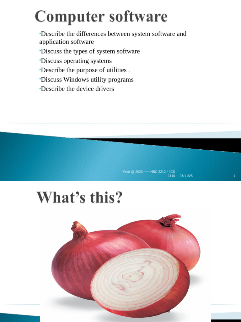 Topic3 - System Software | PDF | Operating System | Graphical User Interfaces