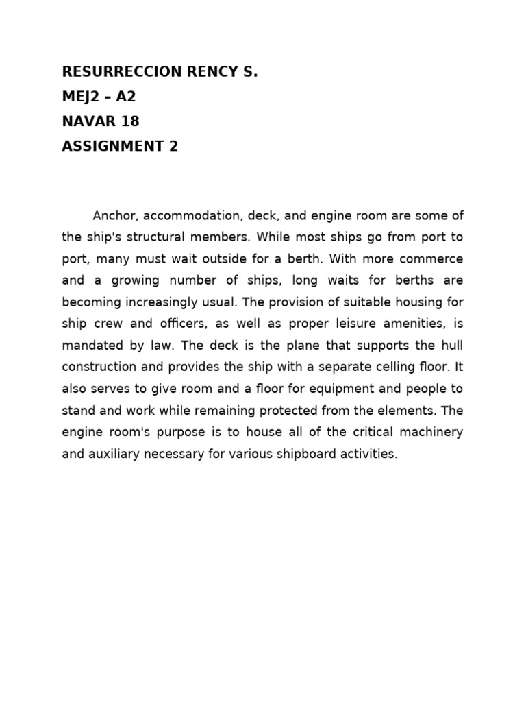 NAVAR ASS 2 | PDF