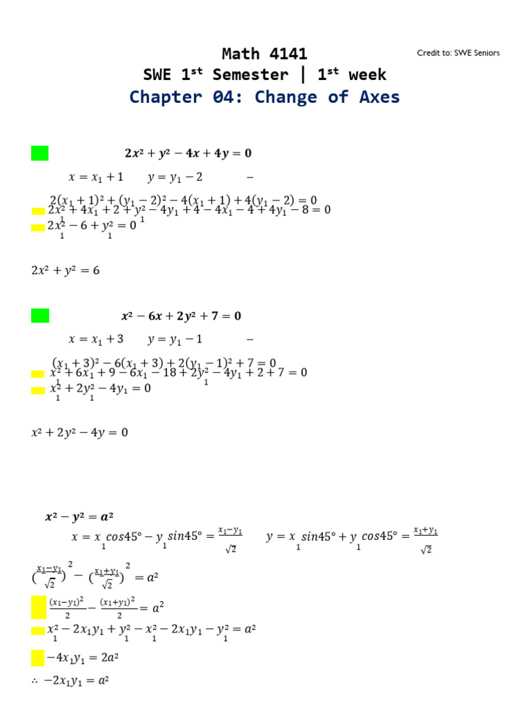 2D Coordinates Rahman Bhattacharya Chap 04 | PDF | Applied Mathematics ...