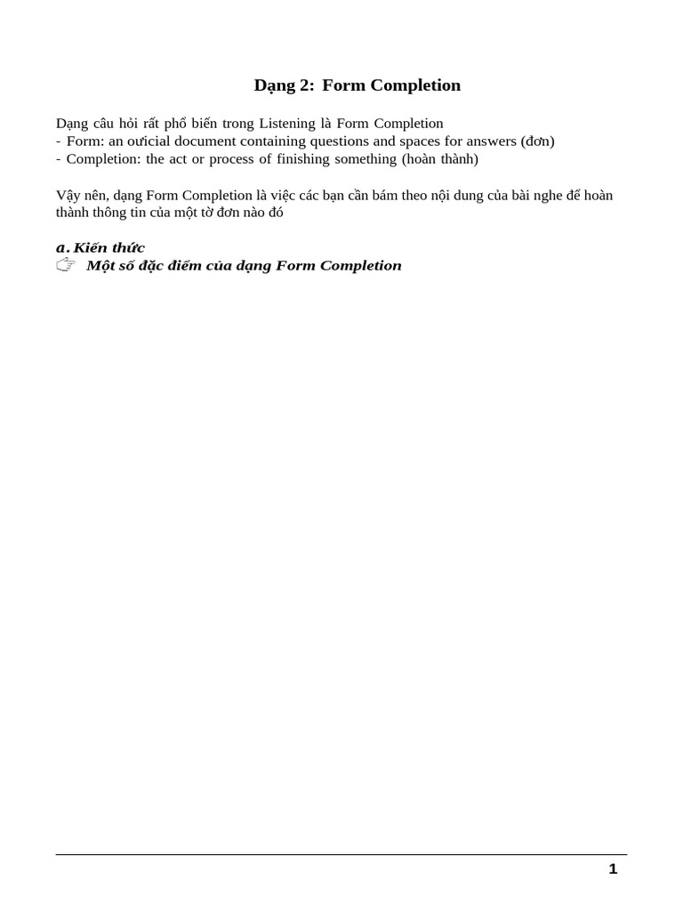 D NG 2 - Form Completion | PDF
