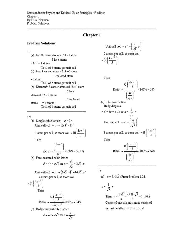 Eetop - CN Semi4FinalProbSol1 | PDF | Crystal Structure | Crystallography