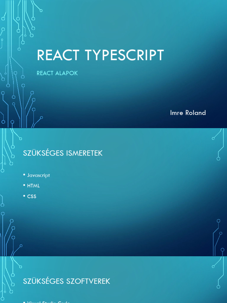 1 React Alapok | PDF