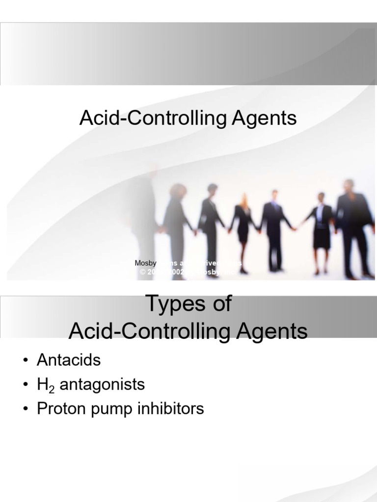 Overview of Acid-Controlling Agents | PDF | Gastroenterology