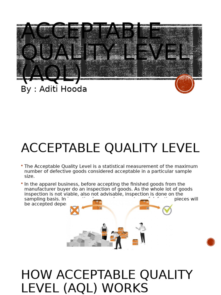 AQL (Accepted Quality Level) | PDF | Sampling (Statistics)