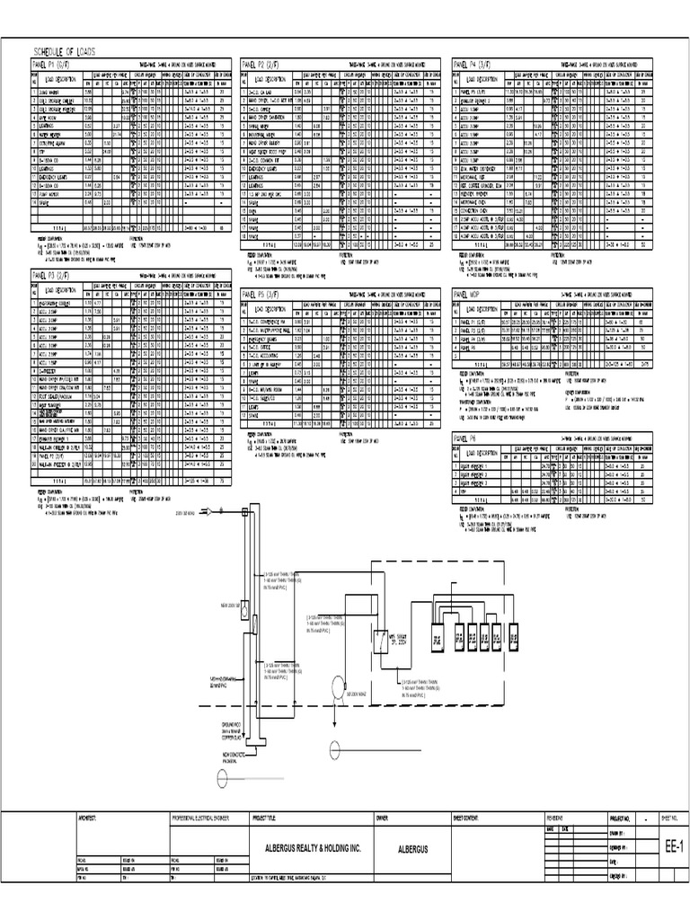 Ee Load Sched Rev 20X30 | PDF