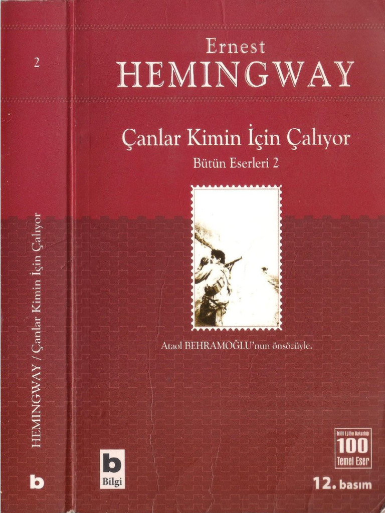 Ernest Hemingway Canlar Kimin Icin Caliyor | PDF