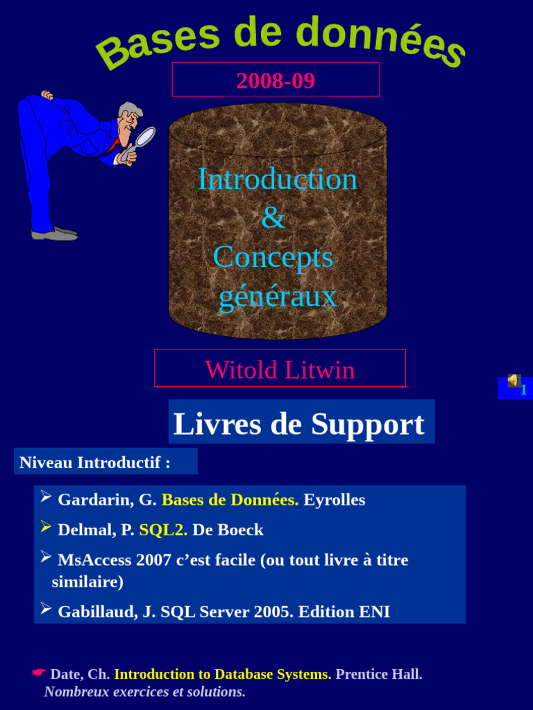 COURS1!08!09 Avec Sono | PDF | Bases de données | SQL