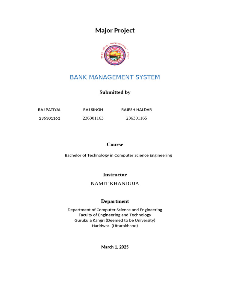 Sample Project Synopsis | PDF | Databases | Usability