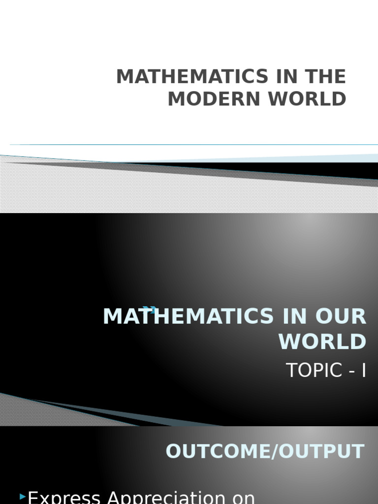 Importance of Patterns in Mathematics | PDF