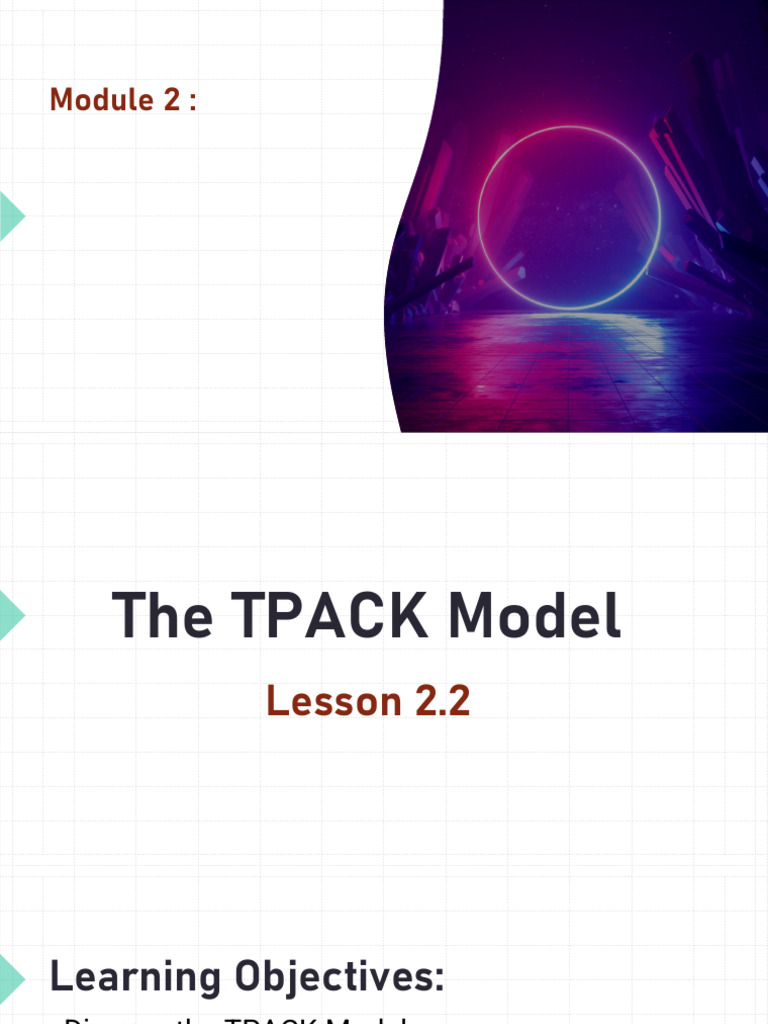 Module 2 Lesson 2.2 TPACK | PDF | Pedagogy | Teachers