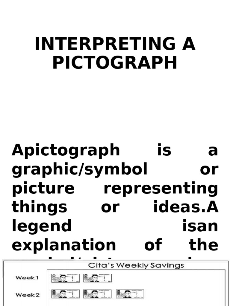 Interpreting A Pictograph | PDF