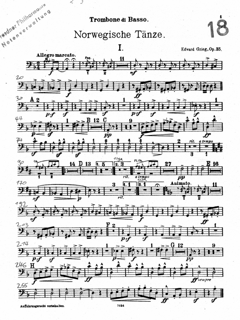 G) GriegE Norwegische Tänze Pos3 | PDF