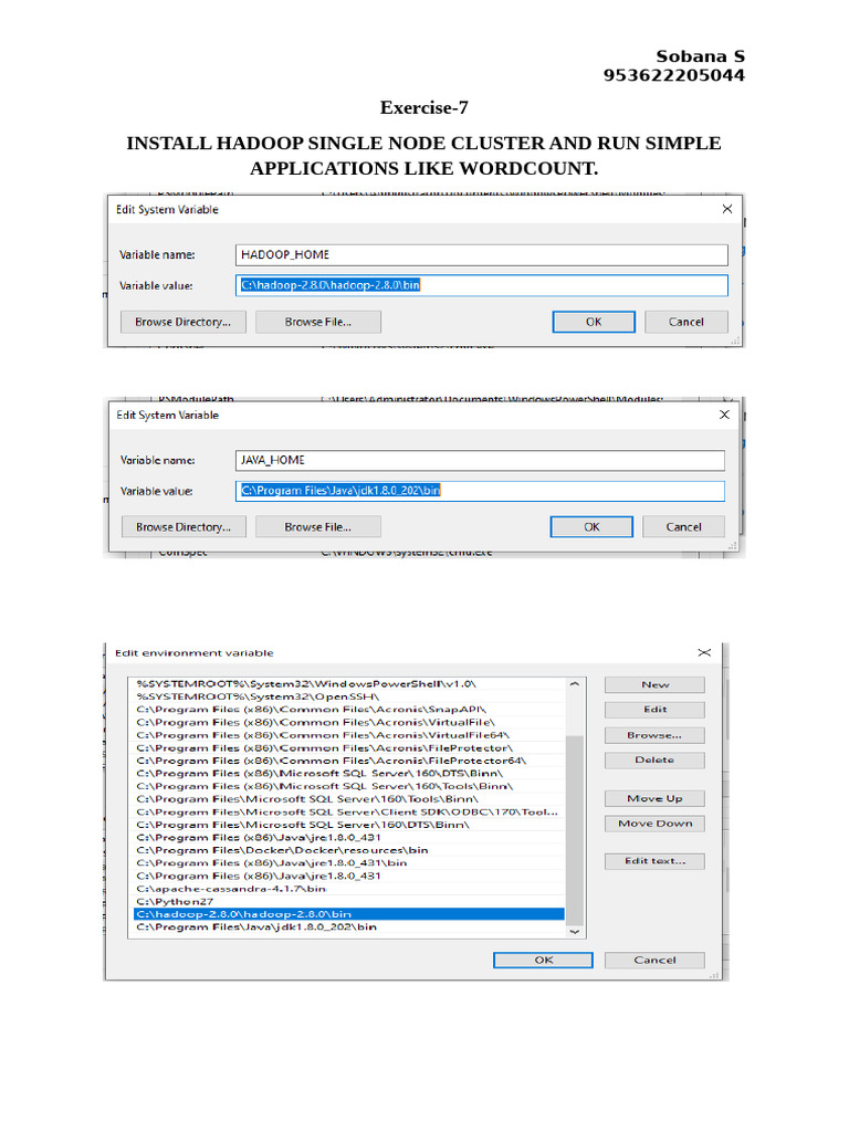 Install Hadoop & Run Docker Container | PDF