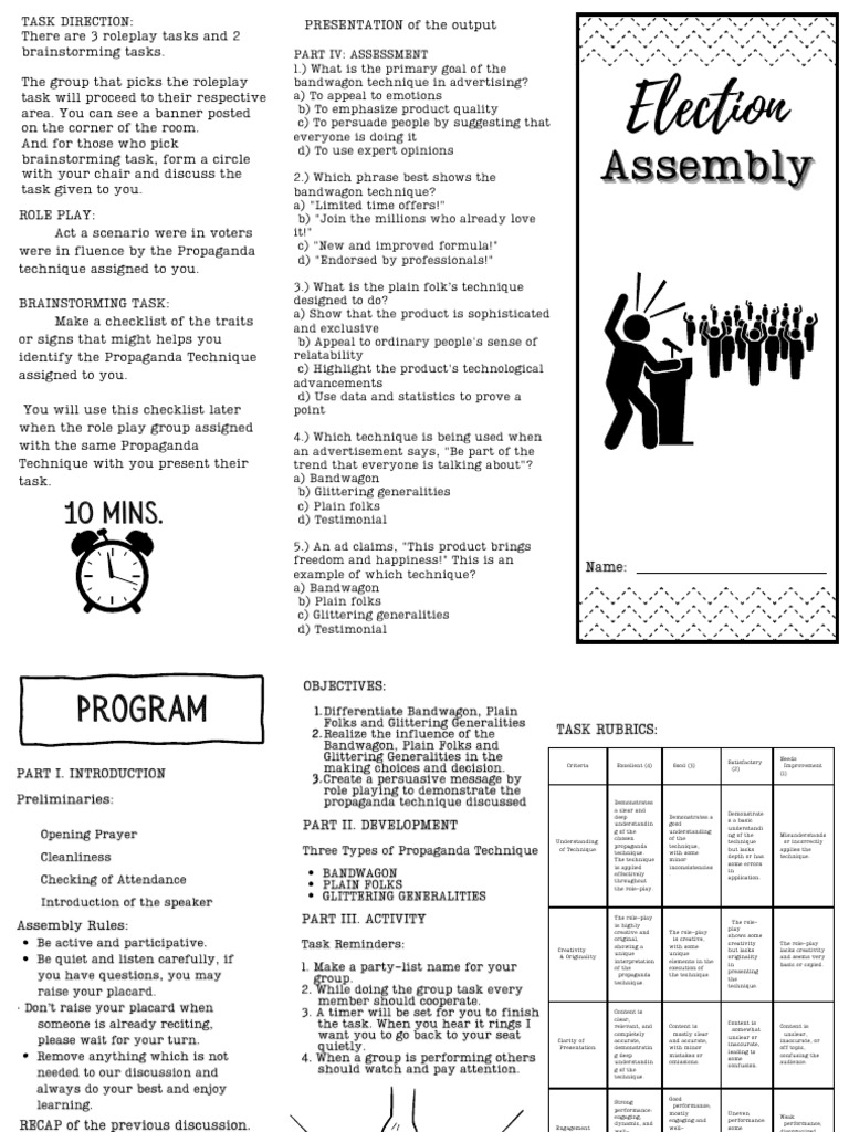 Black and White Book Tasting Reading Trifold Worksheet | PDF ...