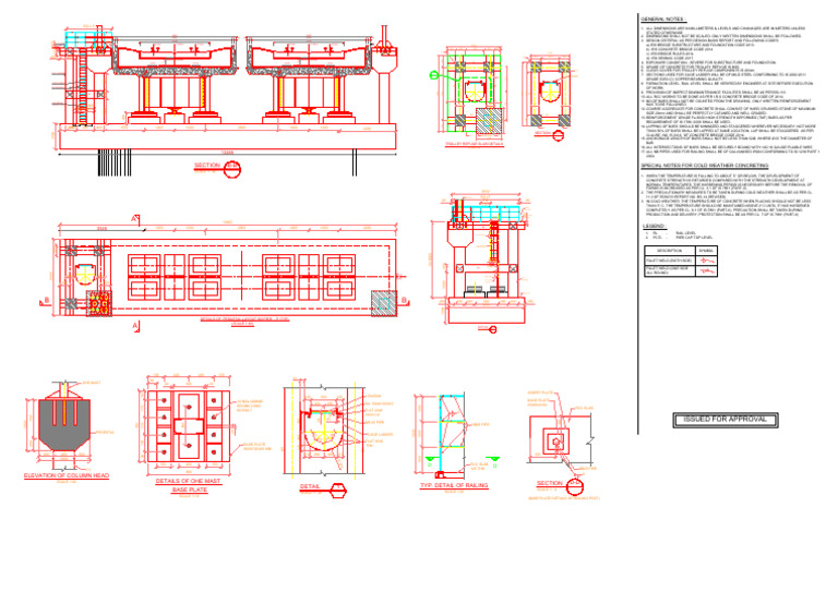 Ohe Mast - 10.03.2025-Trolley Refuge | PDF | Concrete | Building Technology