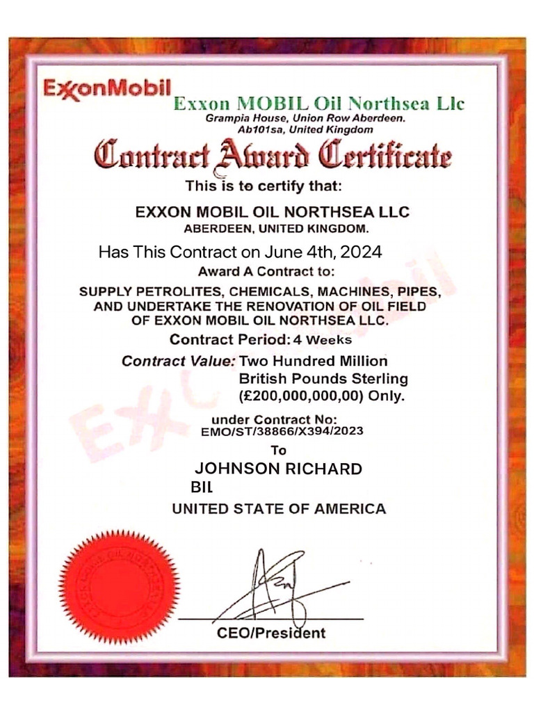 Award Certificate | PDF