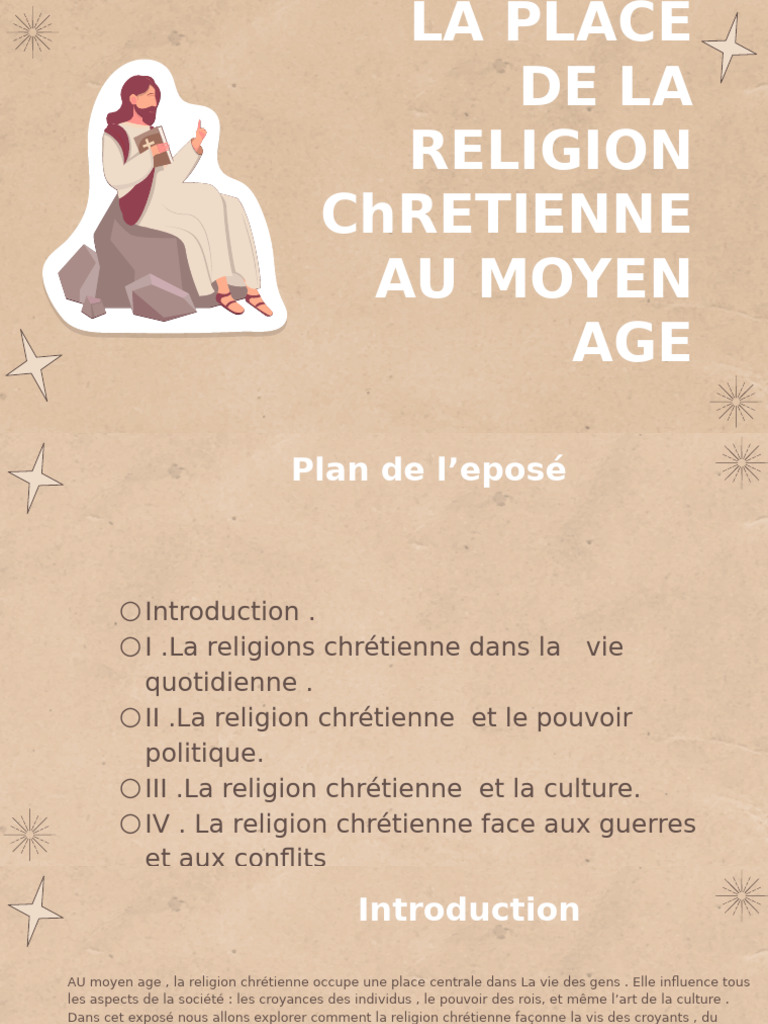La Place de La Religion Chretienne Au Moyen Age (3) | PDF | Moyen-Âge ...